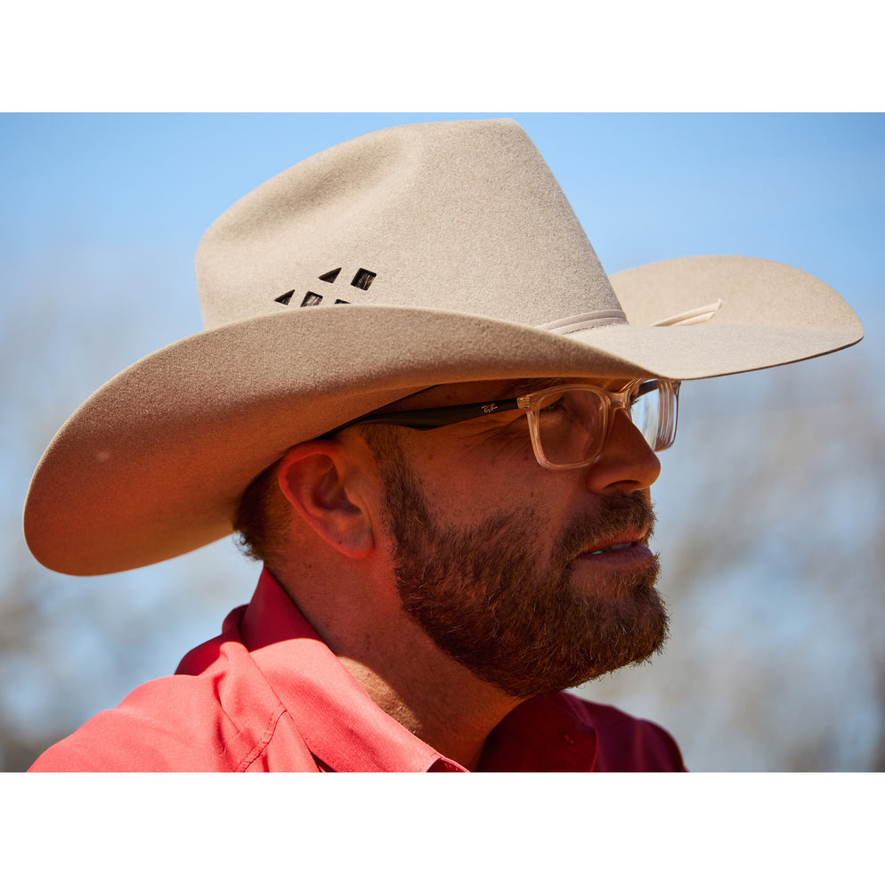 Jw Brooks Custom Hats Natural Summer Felt with Venting