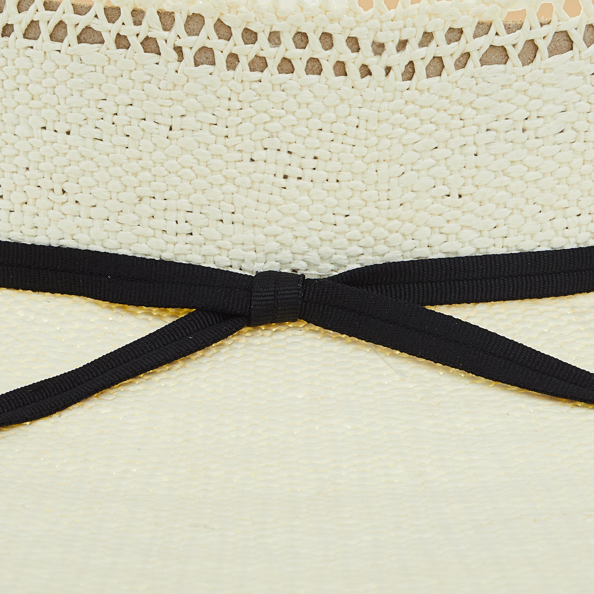 Rodeo King Natural Bangora HD 4 1/2in. Brim Leather Sweat Band Open Cr