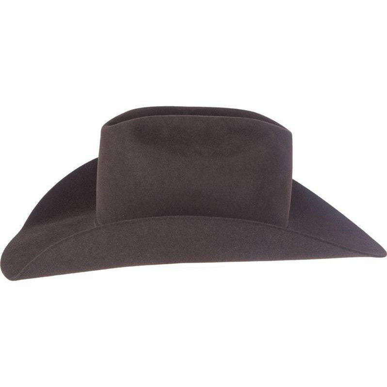 Rodeo King 10X Black Open Crown Felt Cowboy Hat