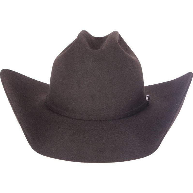Rodeo King 10X Black Open Crown Felt Cowboy Hat