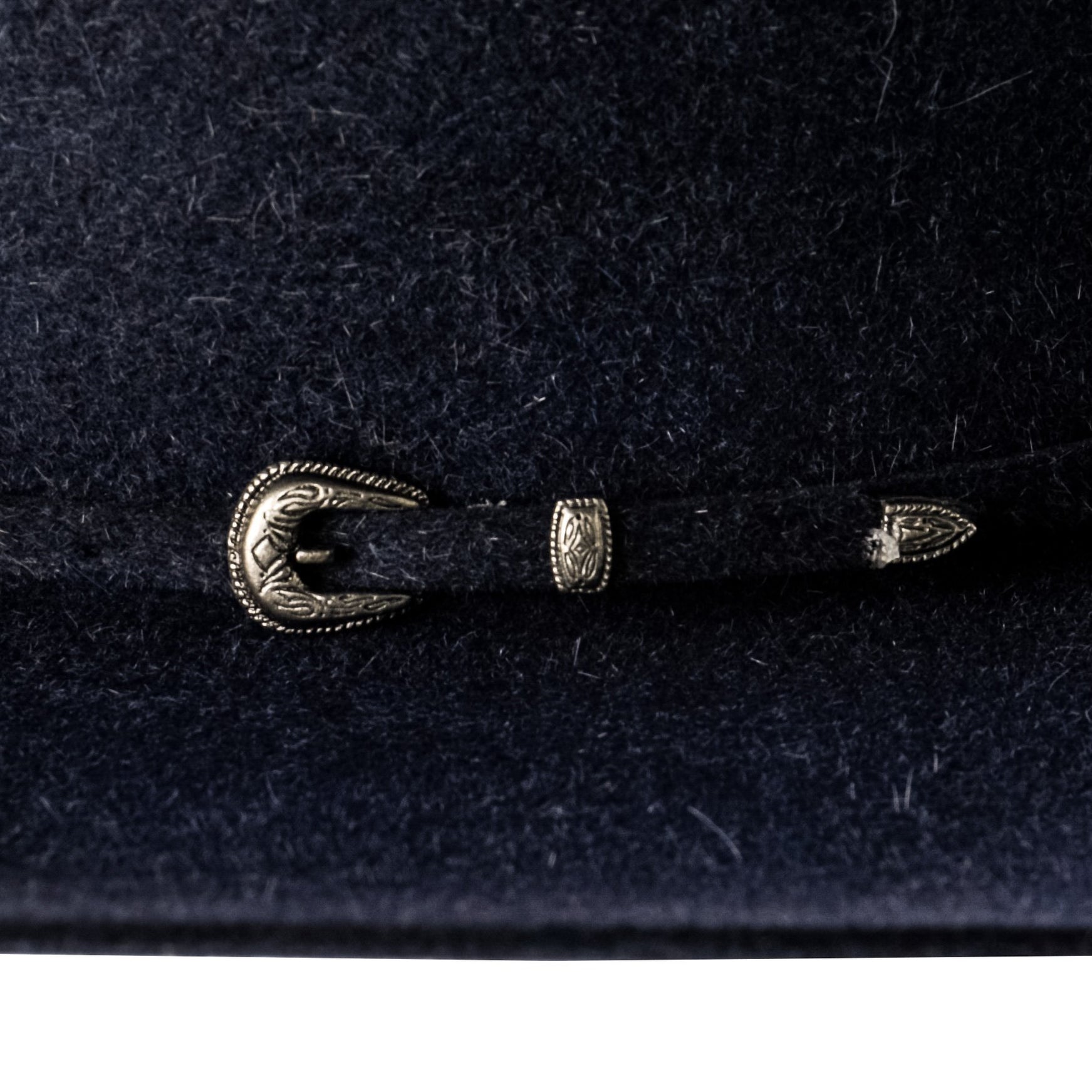 Rodeo King 7X Denim 4 1/2in. Brim Open Crown Self Band Felt Cowboy Hat ...