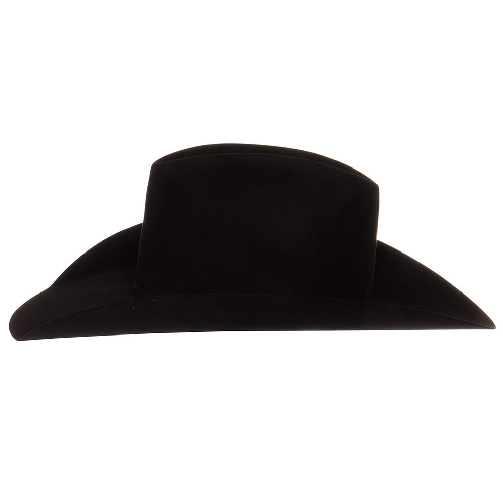 Rodeo King 100X Black 4 1/2in. Brim Felt Cowboy Hat
