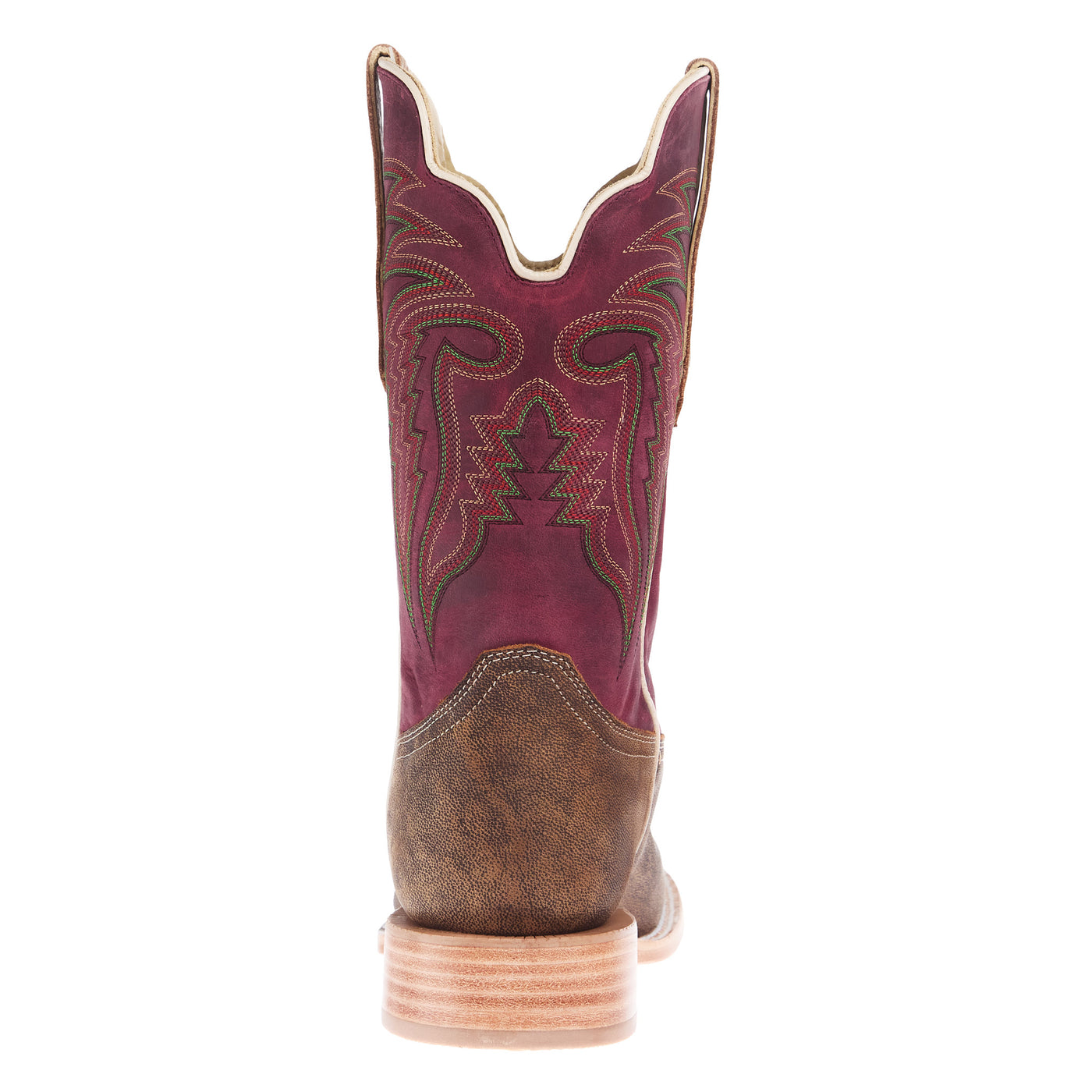 R Watson Boots Men`s Tan Nubuck Camel 11In Vella Rosa Top Cowboy Boot