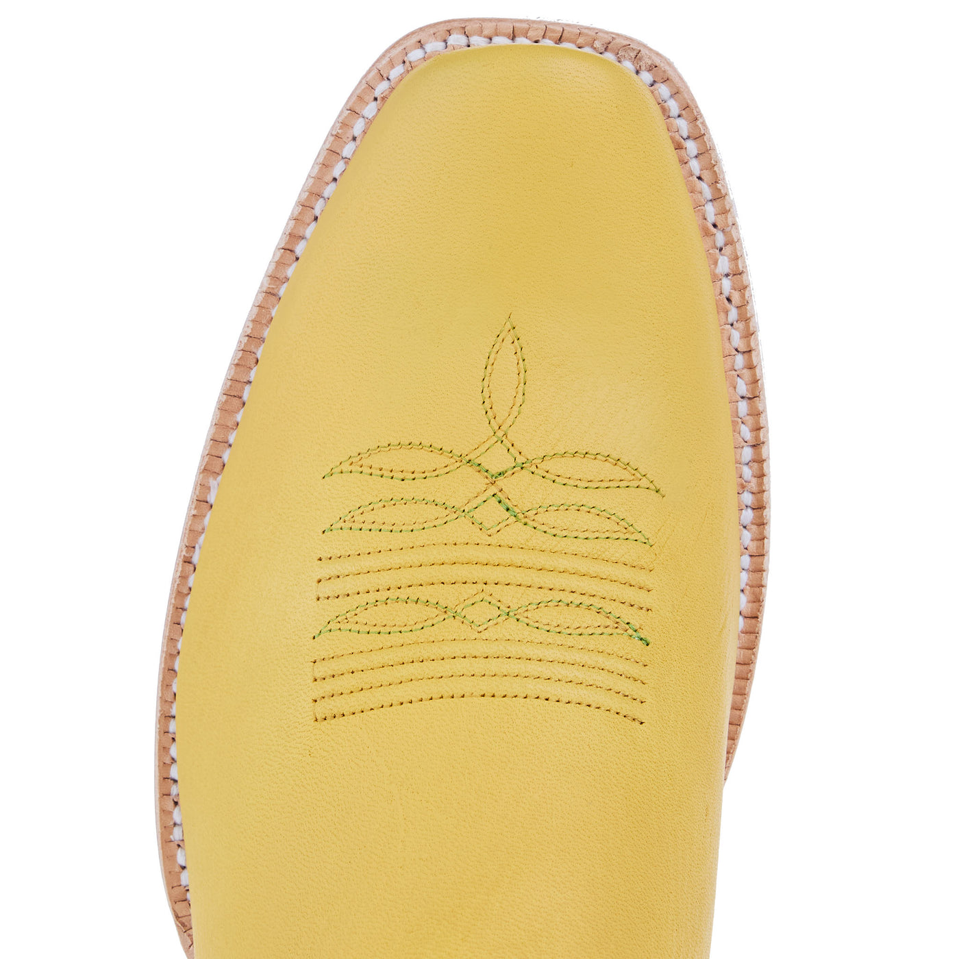 R Watson Boots Men`s Buttercup Deer 13In Green Sinatra Top Cowboy Boot