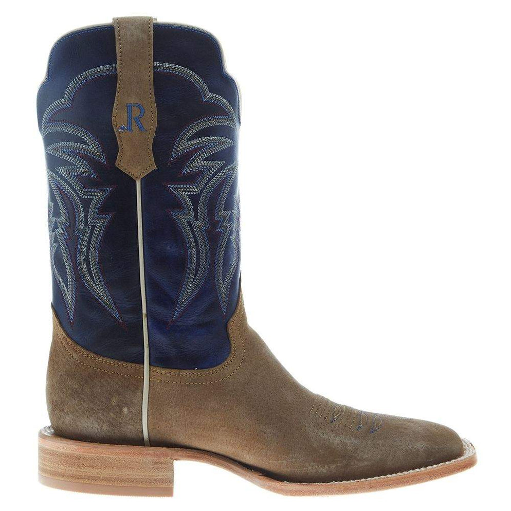 R Watson Boots Men's Café Boar Square Toe 11in Bone Sinatra Top Cowboy