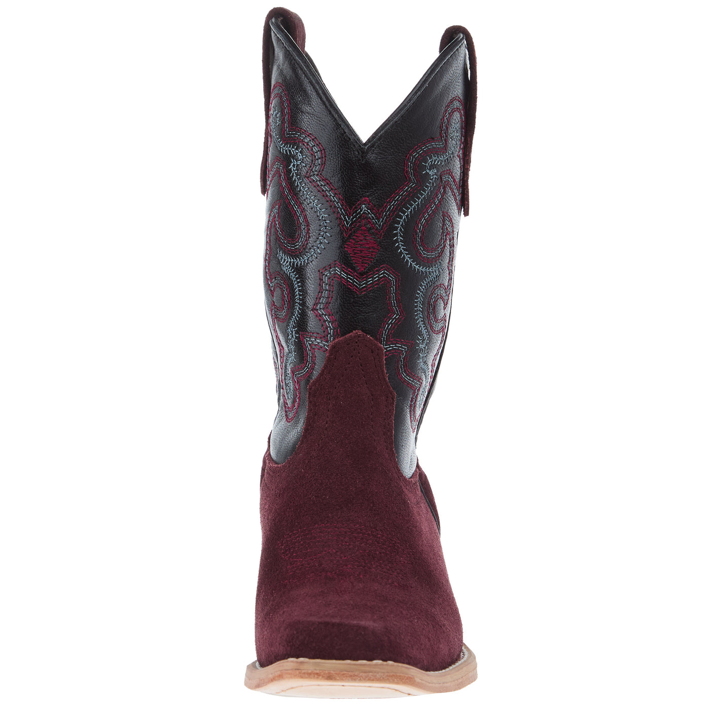 R Watson Boots R Youth Rhubarb Rough Out with Black Shaft Cutter Toe B