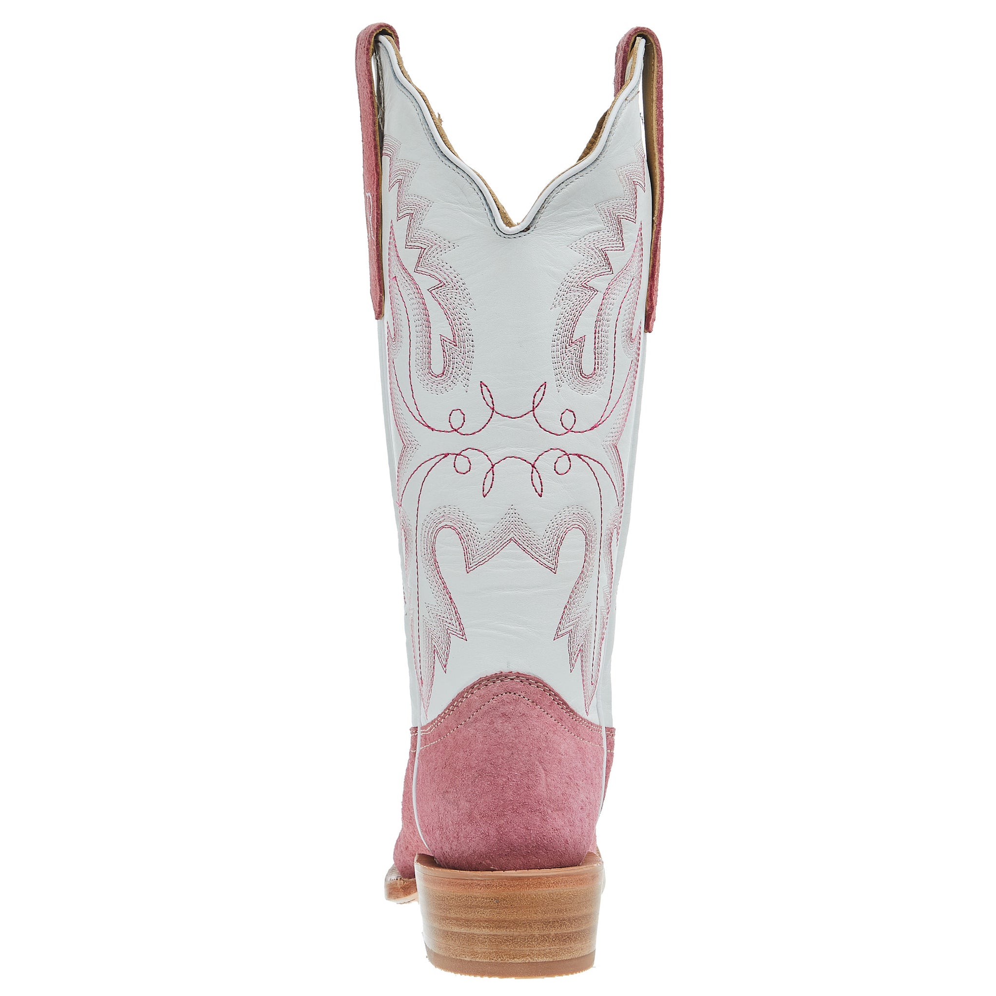 R Watson Boots R Women's Rose Boar 13 In Winter White Top Cowgirl Boot