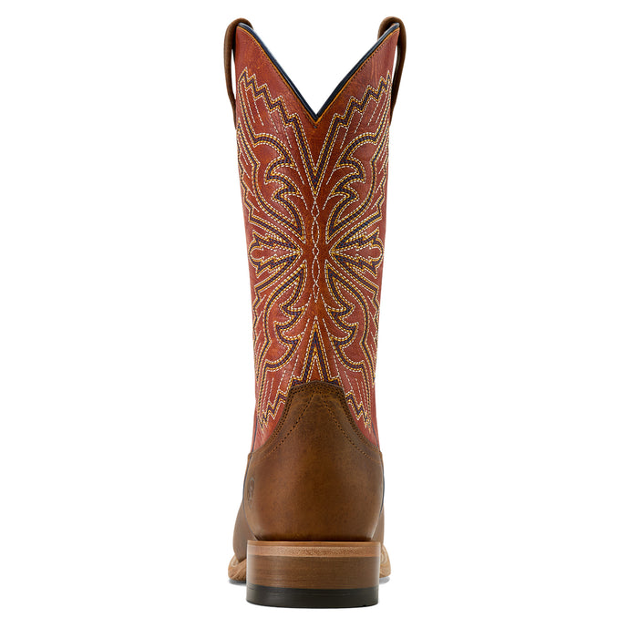 Ariat Men`s Sting Honey Tan 13In Tangerine Top Boot