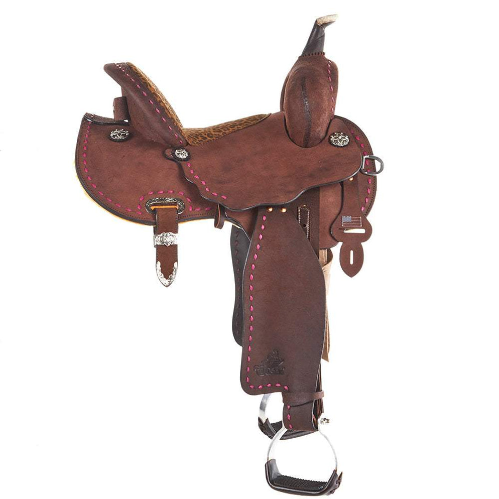 Circle Y Saddlery Martha Josey Cash Go Round 13 1/2 Inch Barrel Saddle