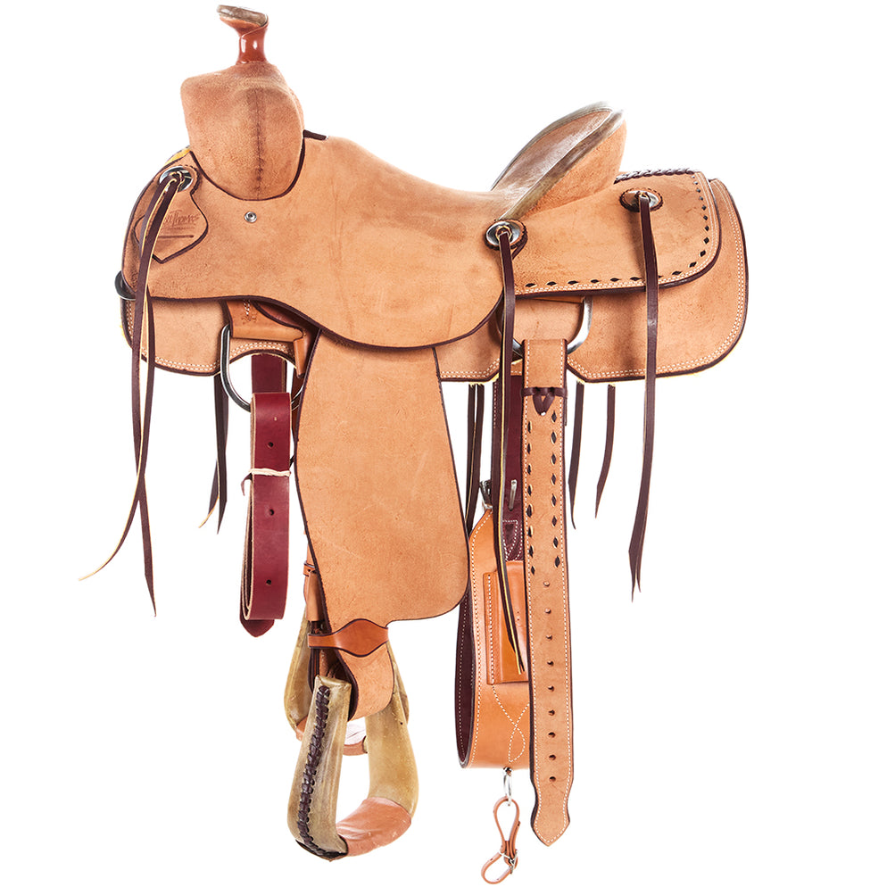 Scott Thomas Custom Saddles 15.5in Roughout Will James Rancher Saddle