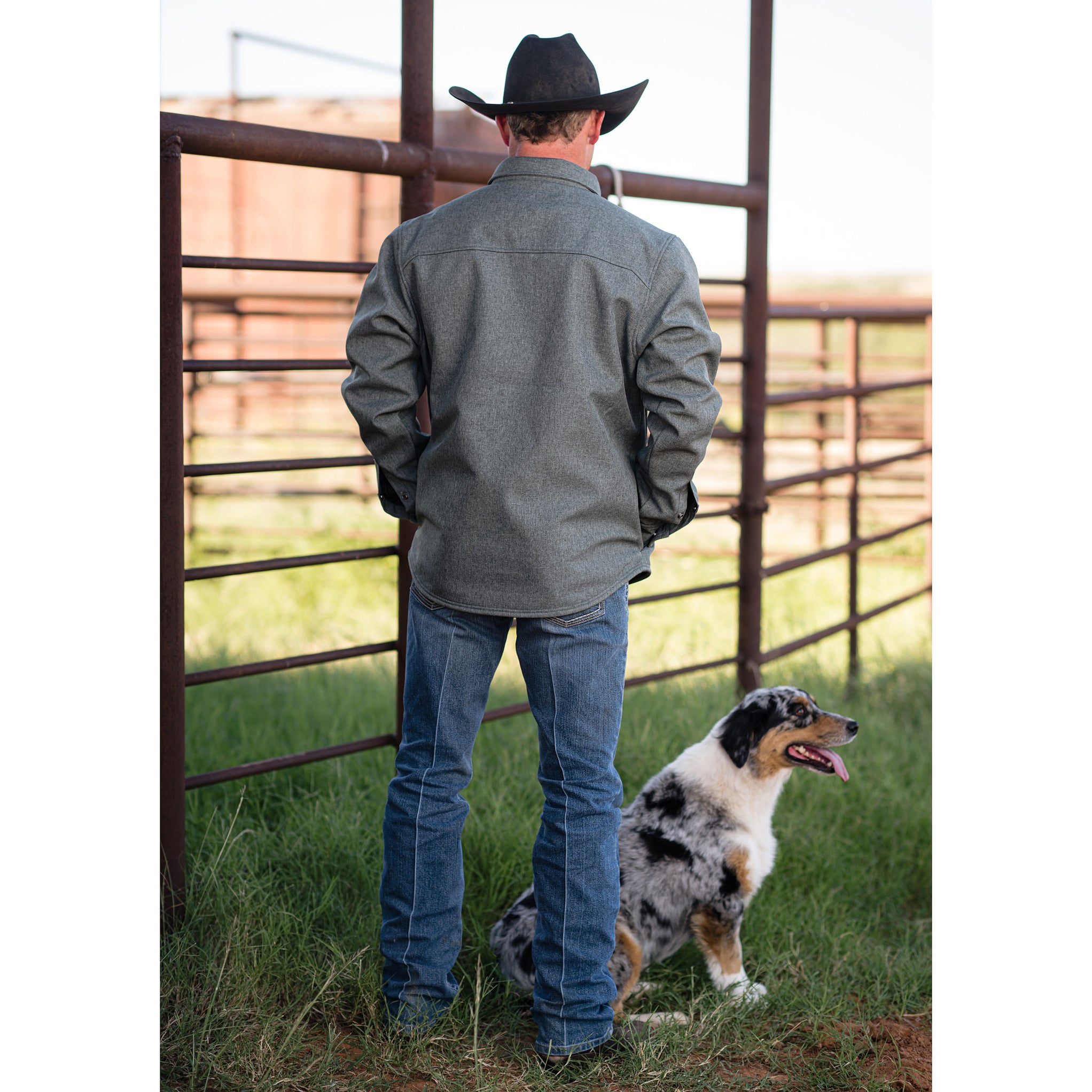 STS Ranchwear Men's Banks Forest Green Jacket