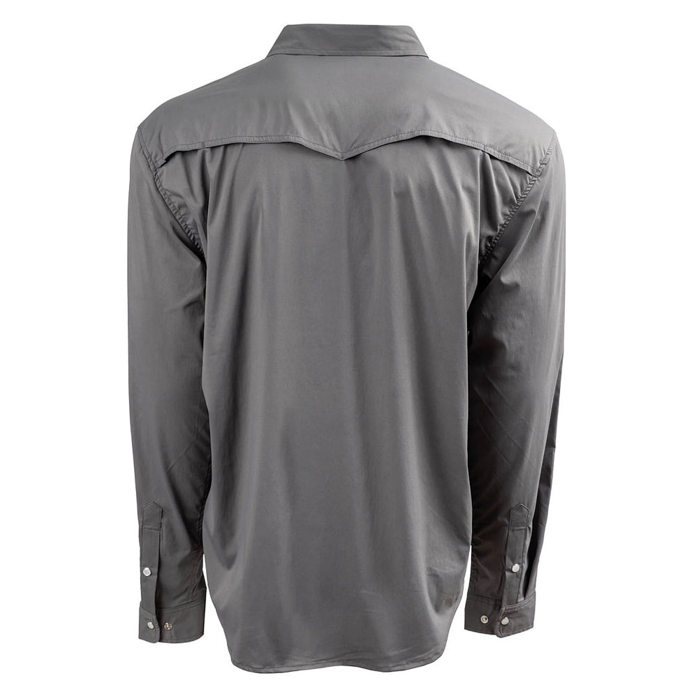 STS Ranchwear Men's Grey Fischer Long Sleeve Shirt