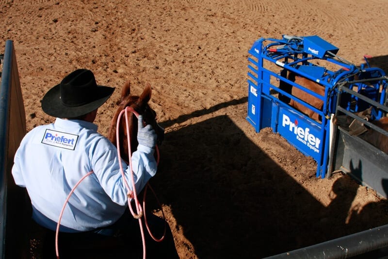 RC98 Priefert Roping Chute | Order the RC98 Automatic Roping Chute by ...
