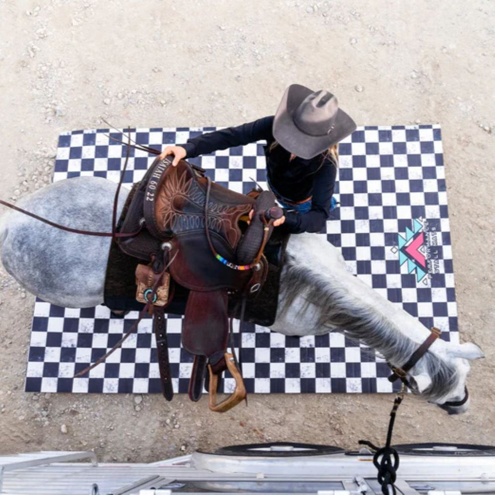 Performance Stall Mats Checkered 5x10