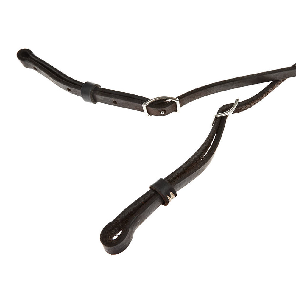 Tomahawk Blue Lace Leather Braided Barrel Reins