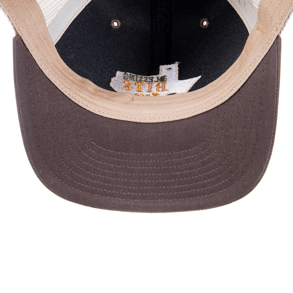 Blessing Bits Embroidered Logo Brown/Tan Cap