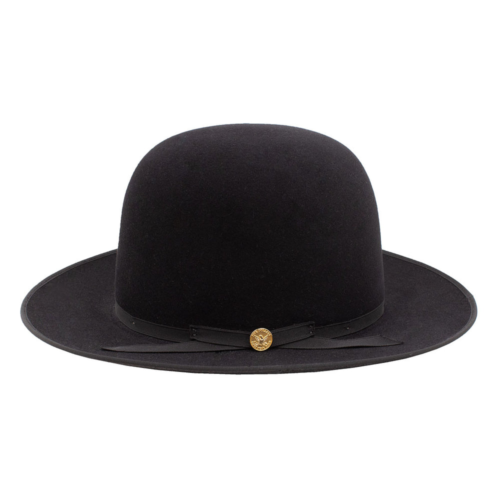Stetson Hats 160th Anniversary 6X Black Open Road 2 3/4in Brim