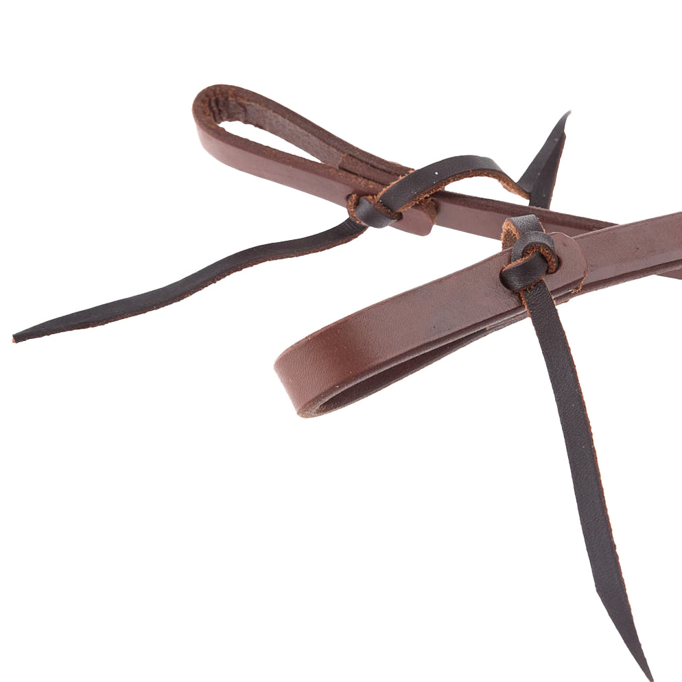 WD Tack 5/8in x 7ft Heavy Oil Harness Leather Split Reins