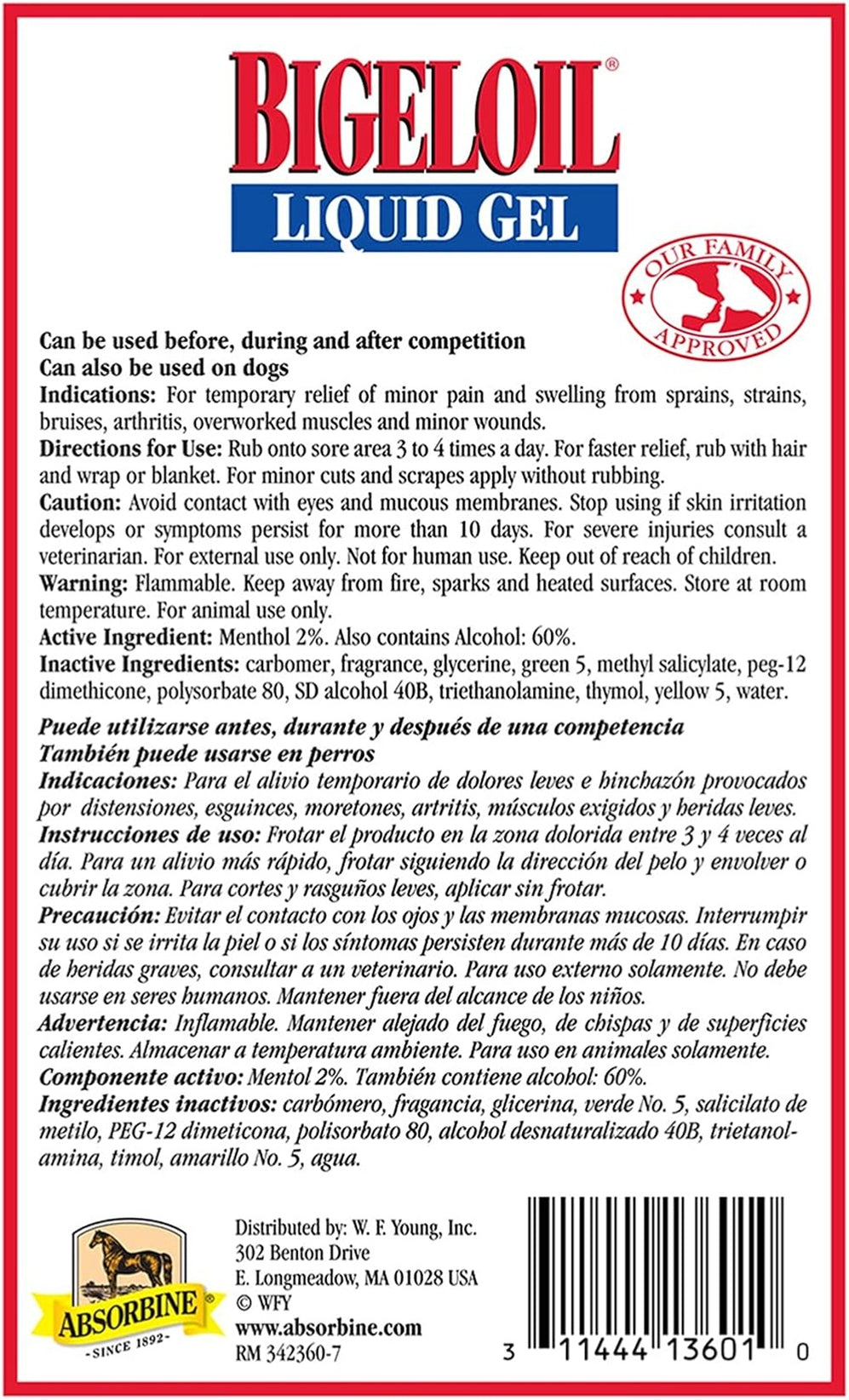 Bigeloil Liquid Gel 14oz