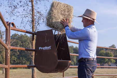 Priefert Hay and Grain Feeder