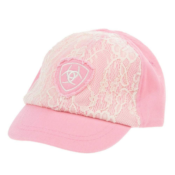 Ariat Pink Lace Infant Cap
