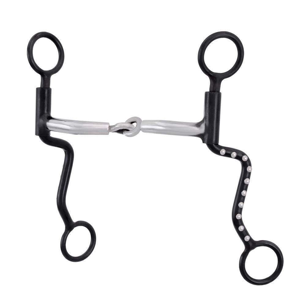 Cowboy Tack Pinchless Shank Snaffle Bit w/Dots