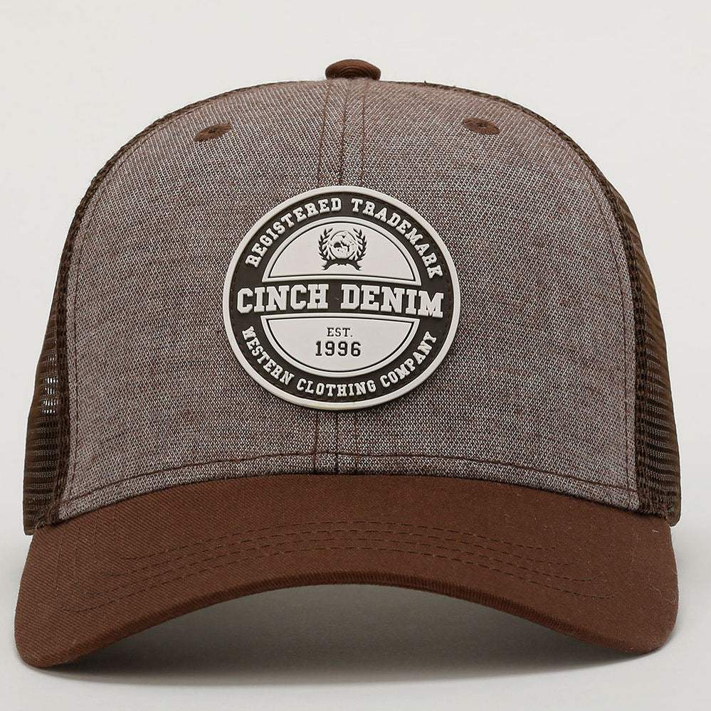 Cinch Brown Mesh Back Cap
